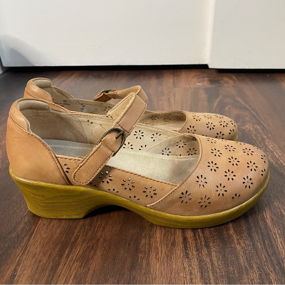 Alegria Rene Clog Mary Jane Mules Platform Laser Cut … - Gem